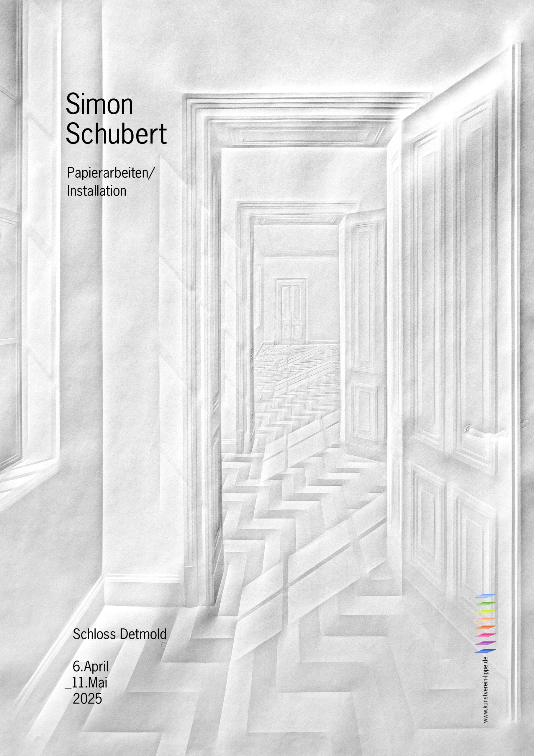 Simon Schubert - Papierarbeiten/Installation - Producers Art Plattform